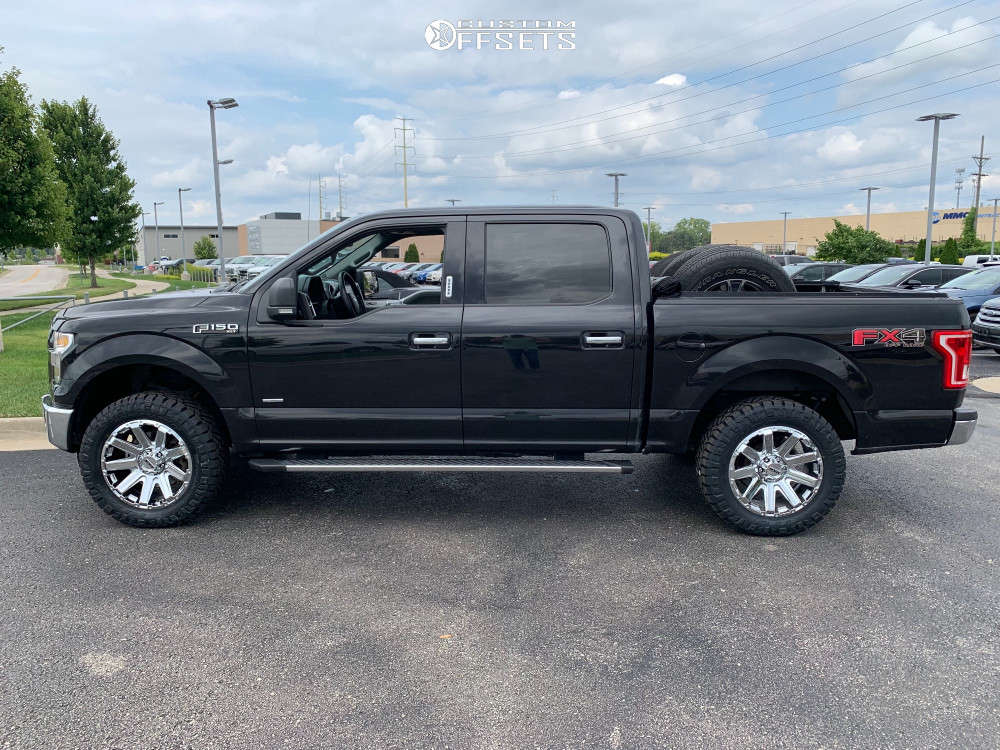 2015 Ford F-150 with 20x9 10 MKW M94 and 33/11.5R20 Nitto Ridge ...
