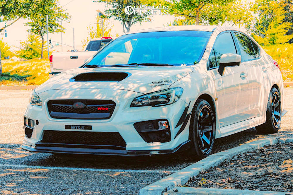2015 Subaru WRX with 18x9.5 35 Rota Grid and 235/35R18 Federal 595 Rs-r ...