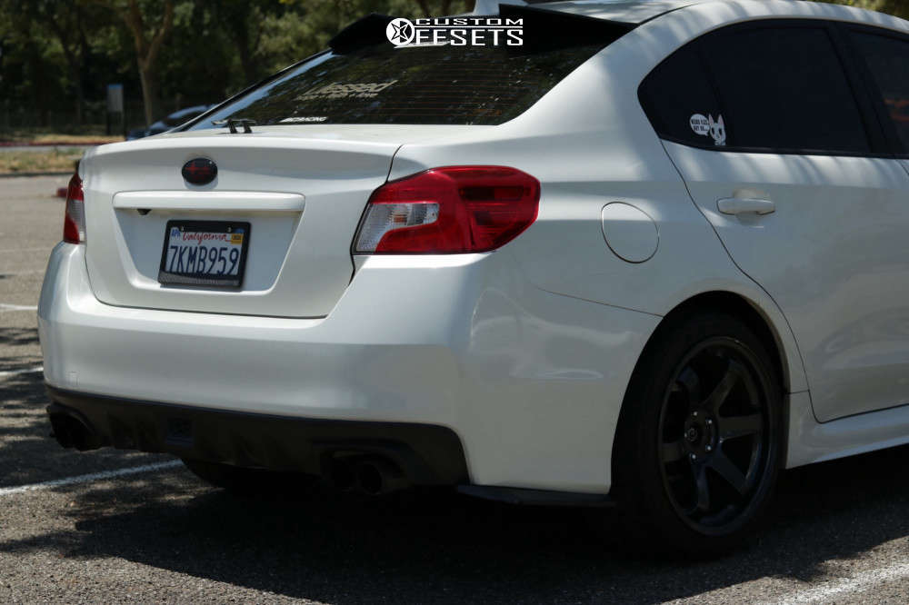 2015 Subaru WRX with 18x9.5 35 Rota Grid and 235/35R18 Federal 595 Rs-r ...