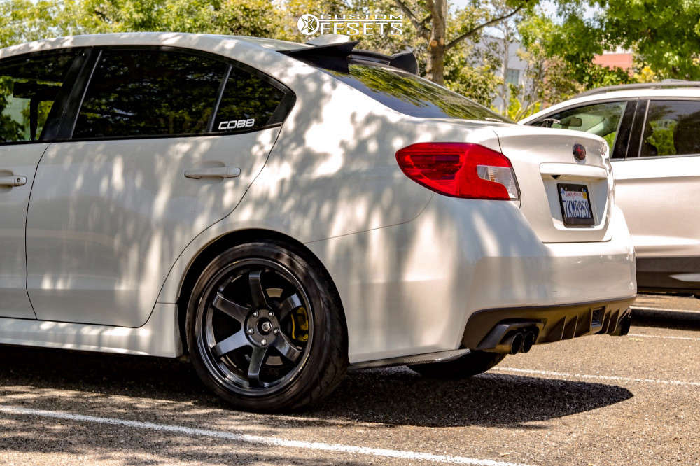 2015 Subaru WRX with 18x9.5 35 Rota Grid and 235/35R18 Federal 595 Rs-r ...