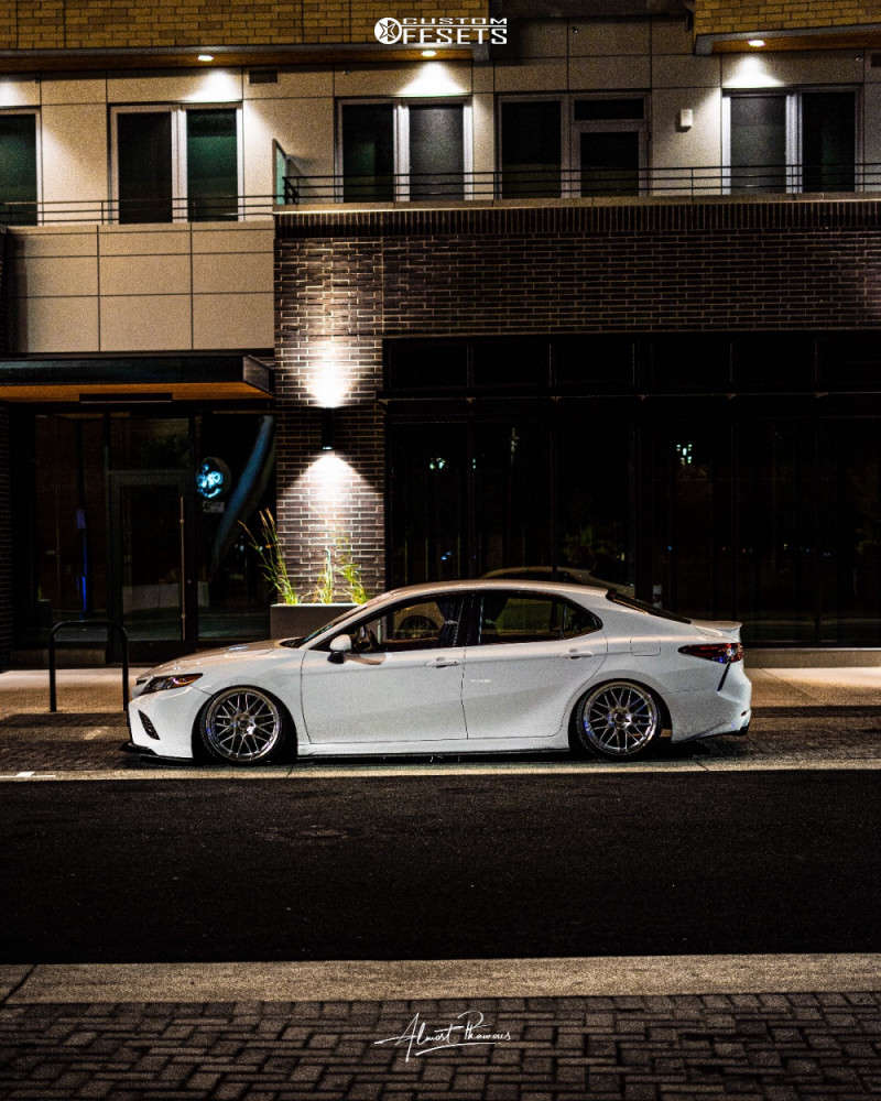 2018 Toyota Camry with 20x9.5 40 Enkei Lusso and 225/35R20 Achilles Atr ...