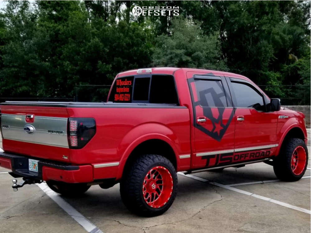 2010 Ford F-150 with 20x12 -44 TIS 544RM and 33/12.5R20 Nitto Ridge ...