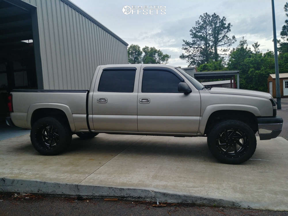 2004 Chevrolet Silverado 1500 with 20x12 -44 Brute Reaper and 305/55R20 ...