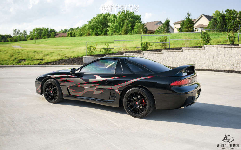 1998 Mitsubishi 3000GT with 18x8 40 Revolution Racing Rr06 and 245 ...