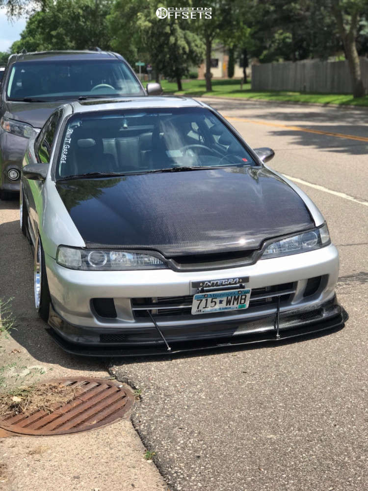 1999 Acura Integra with 17x9 20 ESM Esm-007 and 205/40R17 Falken Ziex ...