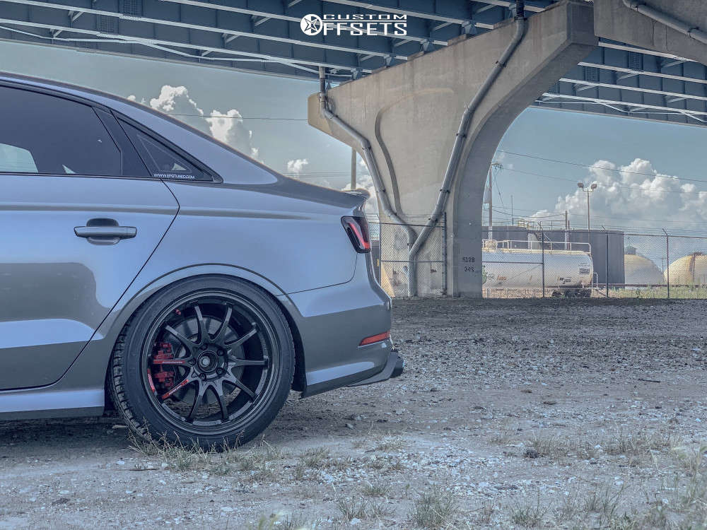 2016 Audi S3 with 18x9 38 Volk Ce28n and 245/40R18 Michelin Pilot Sport ...