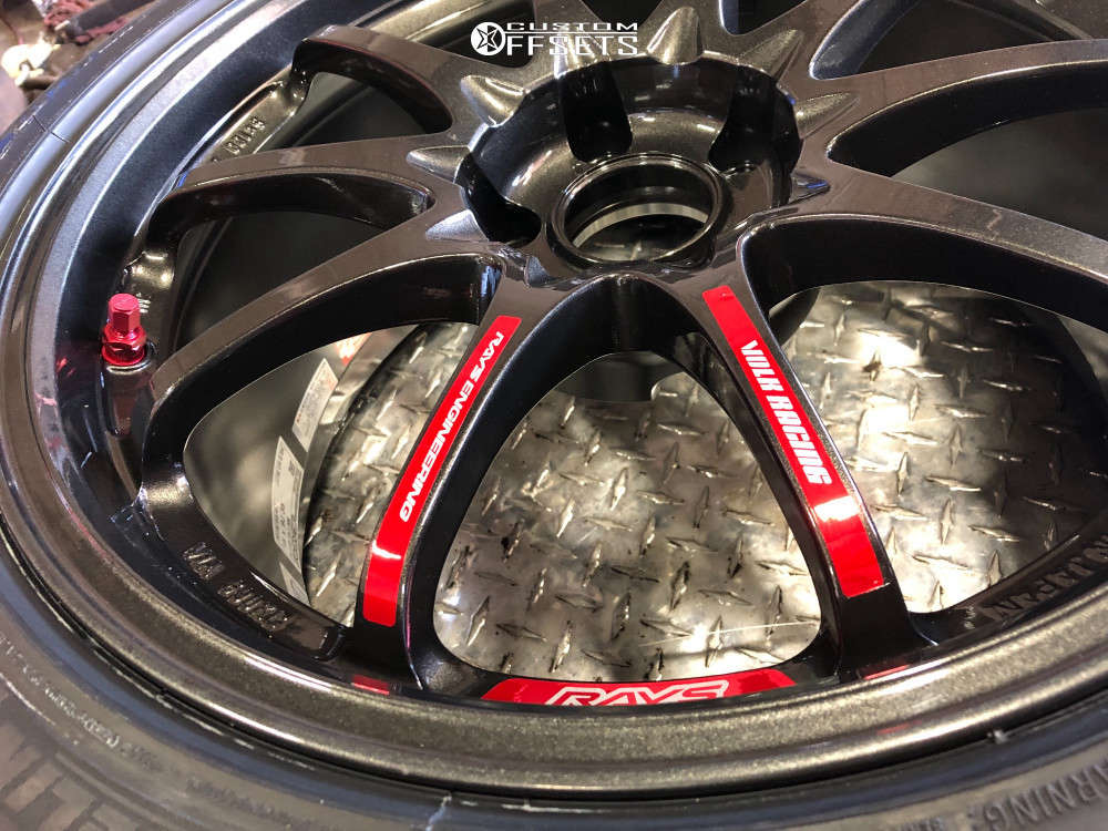 2016 Audi S3 with 18x9 38 Volk Ce28n and 245/40R18 Michelin Pilot Sport ...