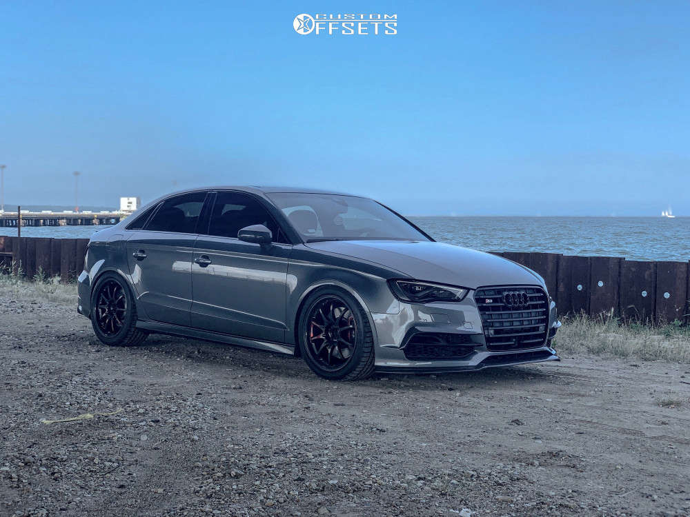 2016 Audi S3 with 18x9 38 Volk Ce28n and 245/40R18 Michelin Pilot Sport ...