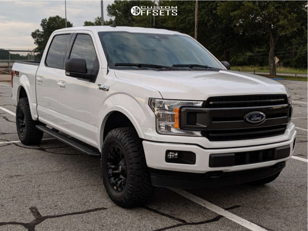 2019 Ford F-150 with 17x9 1 Fuel Vapor and 295/70R17 Nitto Ridge ...