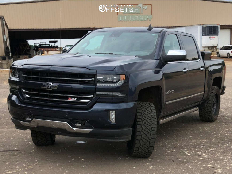 2018 Chevrolet Silverado 1500 with 20x9 10 Vision Rocker and 295/55R20 ...