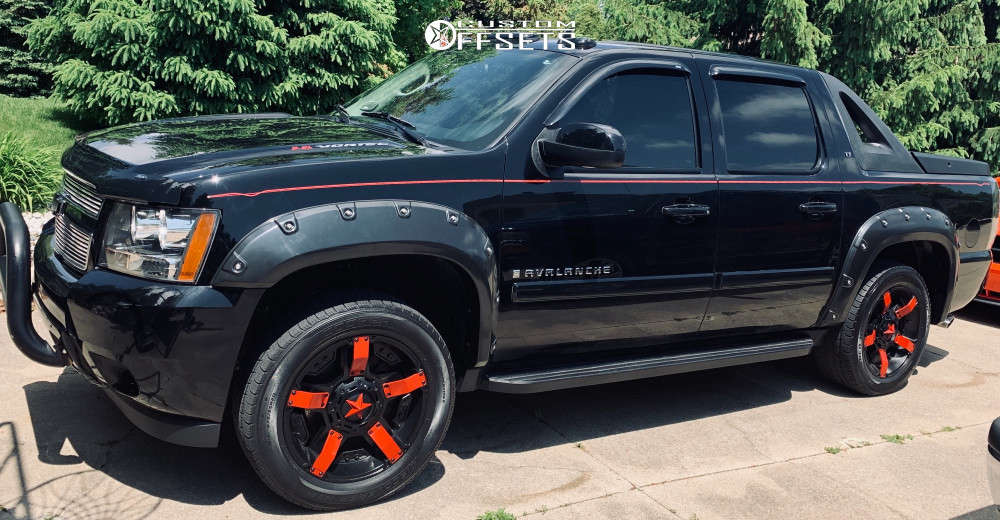 2008 Chevrolet Avalanche with 20x10 -18 XD Xd811 and 275/55R20 Cooper ...