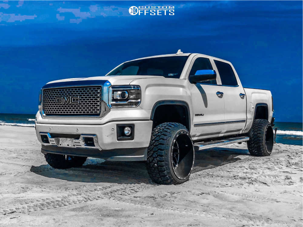 2015 GMC Sierra 1500 with 22x14 -76 TIS 544bm and 33/12.5R22 Fury Offroad Country Hunter MTII ...