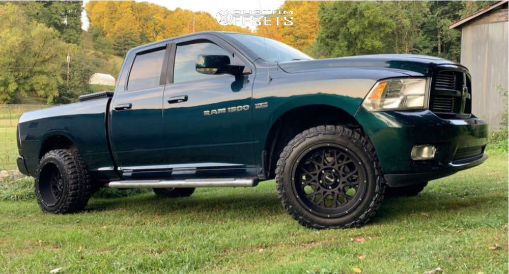 2011 Ram 1500 with 20x12 -51 Vision Rocker and 33/12.5R20 Federal ...