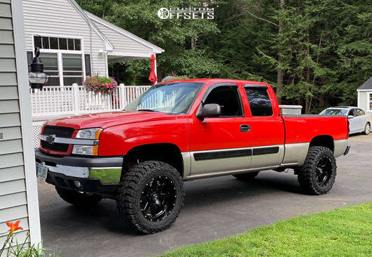 2003 Chevrolet Silverado 1500 with 20x10 -19 Hostile Alpha and 35/12 ...