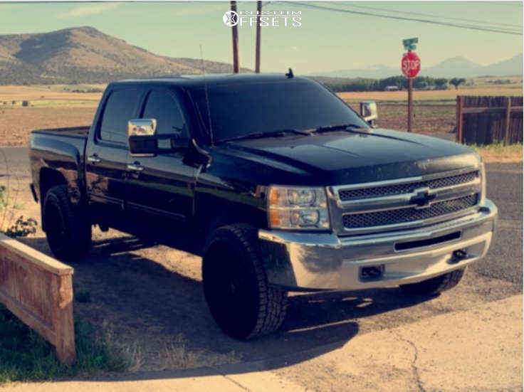2012 Chevrolet Silverado 1500 with 18x9 0 XD Diesel and 33/11.5R18 Wild ...