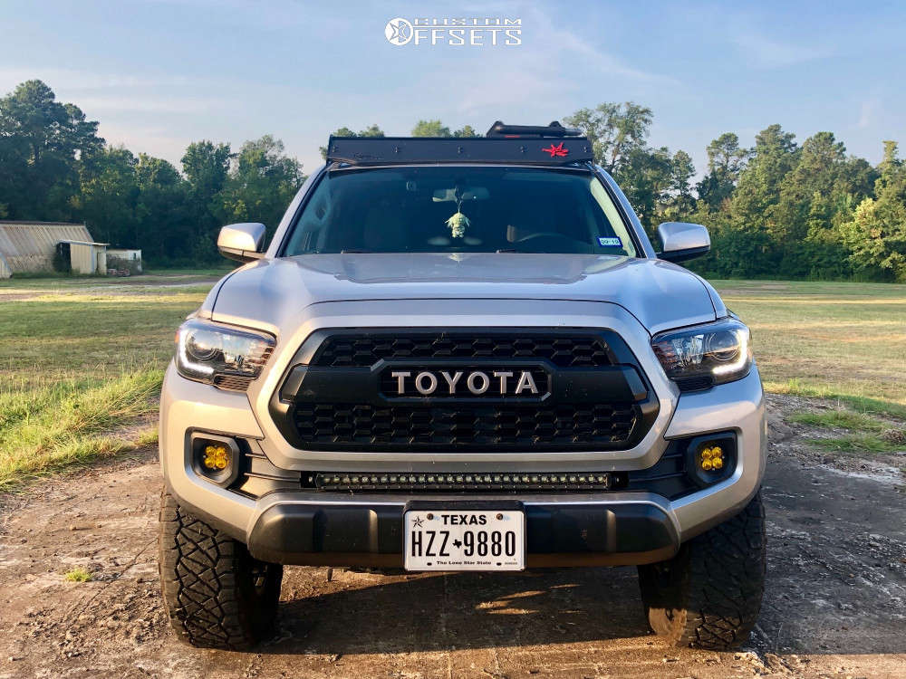 2017 Toyota Tacoma with 17x8.5 0 Method Nv and 285/70R17 Nitto Ridge ...