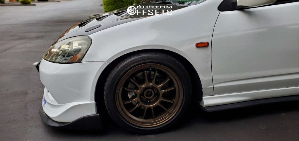 2006 Acura RSX with 17x9 22 Konig Hypergram and 235/45R17 Federal SS595 ...