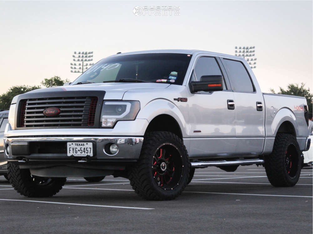 2011 Ford F-150 with 20x10 -25 Vision Fury and 33/12.5R20 Atturo Trail ...