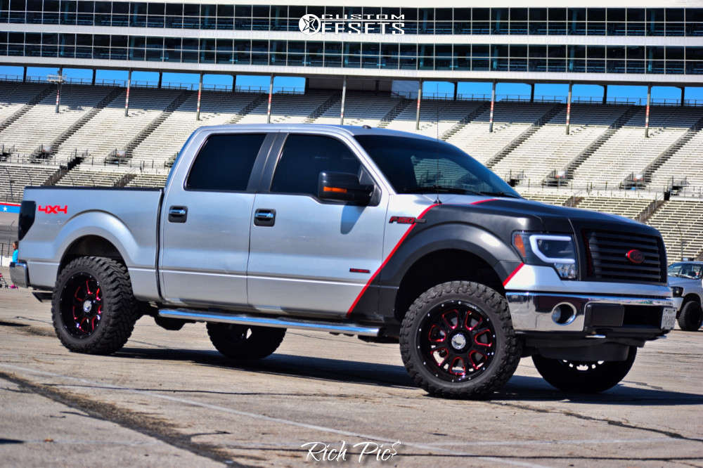 2011 Ford F-150 with 20x10 -25 Vision Fury and 33/12.5R20 Atturo Trail ...