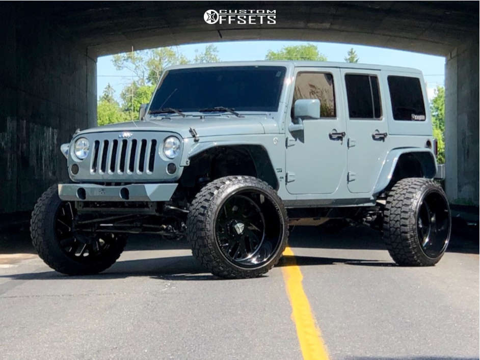 2014 Jeep Wrangler JK with 24x14 -73 Specialty Forged Sf015 and 35/12 ...