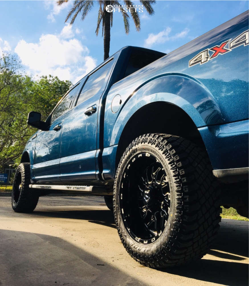 2015 Ford F-150 with 20x10 -25 TIS 544BM and 33/12.5R20 Atturo Trail ...
