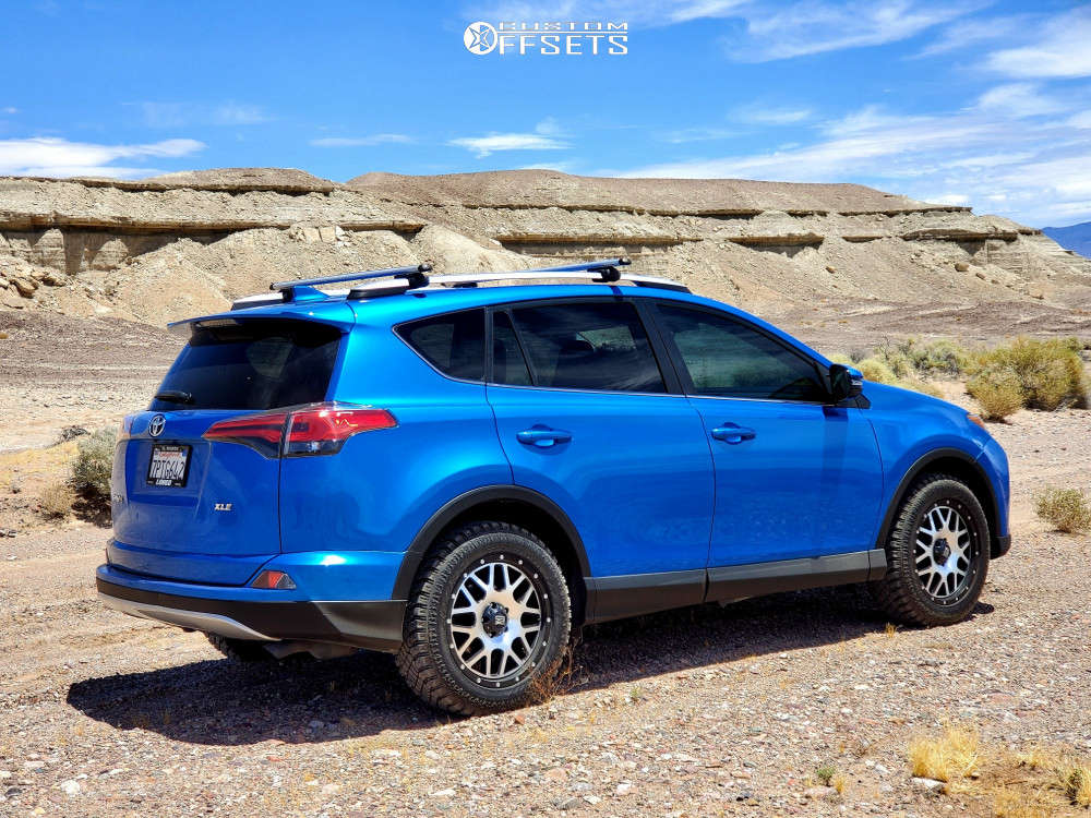 2018 Toyota RAV4 with 18x8 38 XD Xd820 and 235/60R18 Atturo Trail Blade ...