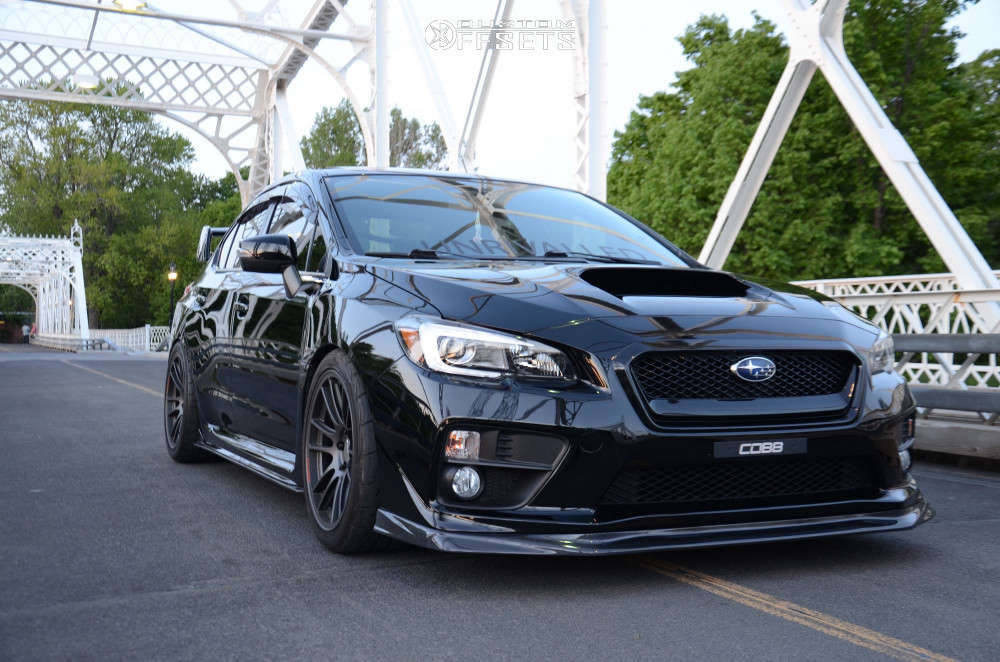 2017 Subaru WRX with 18x9.5 35 Enkei Gtc01rr and 275/35R18 Firestone ...