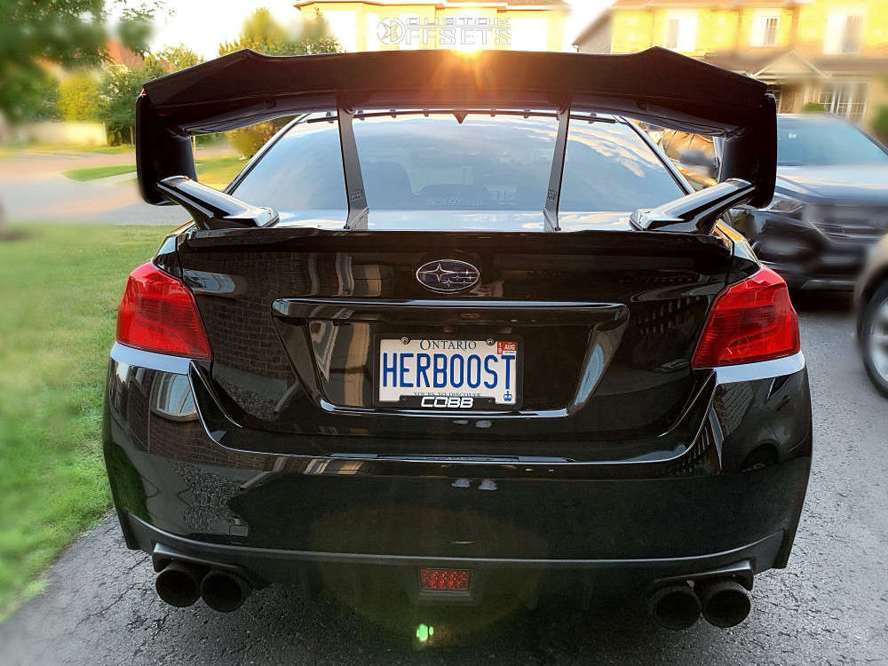 2017 Subaru WRX with 18x9.5 35 Enkei Gtc01rr and 275/35R18 Firestone ...