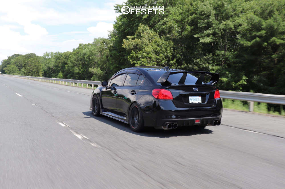 2017 Subaru WRX with 18x9.5 35 Enkei Gtc01rr and 275/35R18 Firestone Firehawk Indy 500 and ...