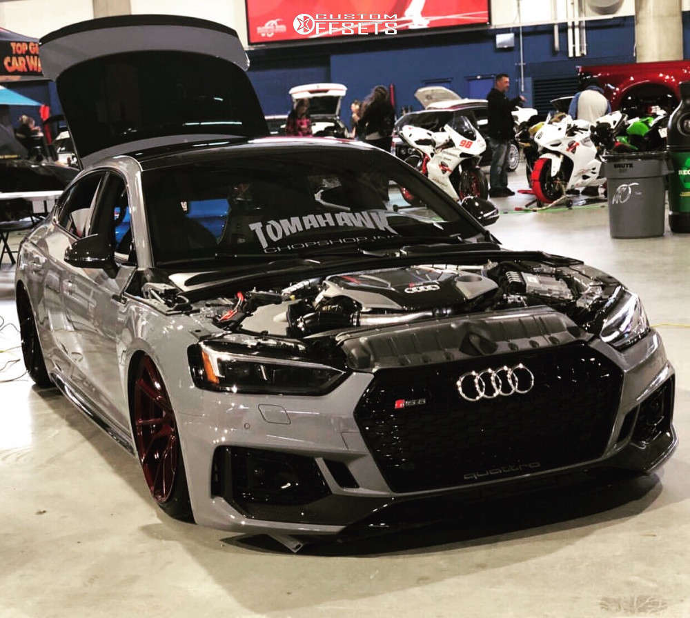 2019 Audi RS5 Sportback with 20x10.5 27 PUR FL26 and 255/35R20 Ohtsu ...