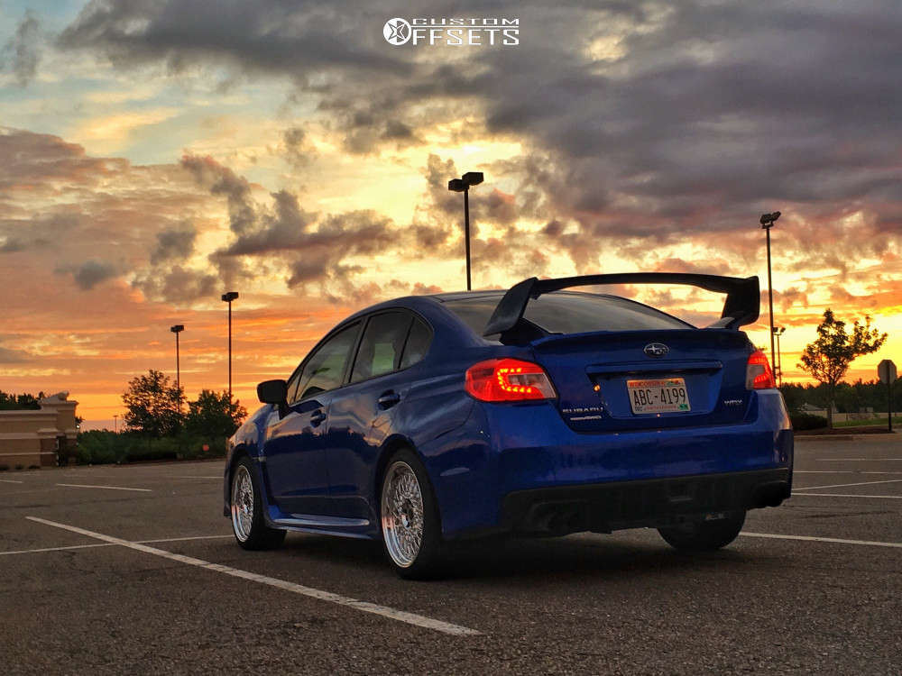 2017 Subaru WRX with 18x8.5 35 JNC Jnc031 and 225/40R18 Federal SS595 ...