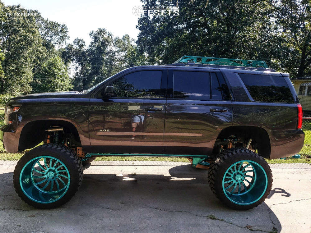 2017 Chevrolet Tahoe with 26x16 -103 Specialty Forged Sf007 and 38/15 ...