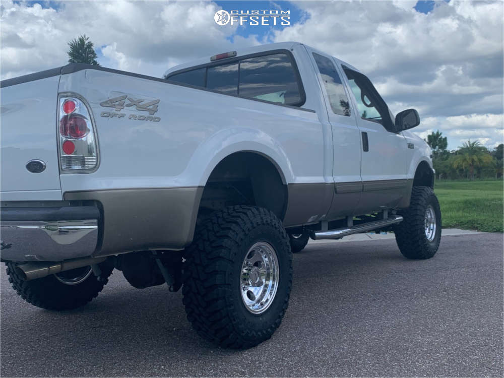 2002 Ford F-250 with 16x10 -25 Pro Comp 69 and 315/75R16 Toyo Tires ...