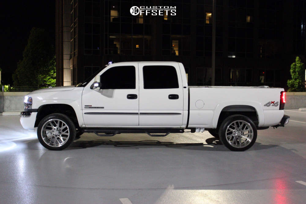 2003 GMC Sierra 2500 HD with 22x12 -44 Axe Offroad Ax2.1 and 305/40R22 ...