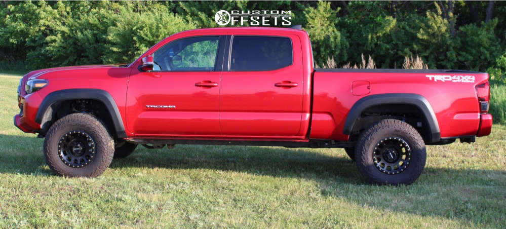 2019 Toyota Tacoma with 16x8 0 Method Nv and 265/75R16 Falken WildPeak ...