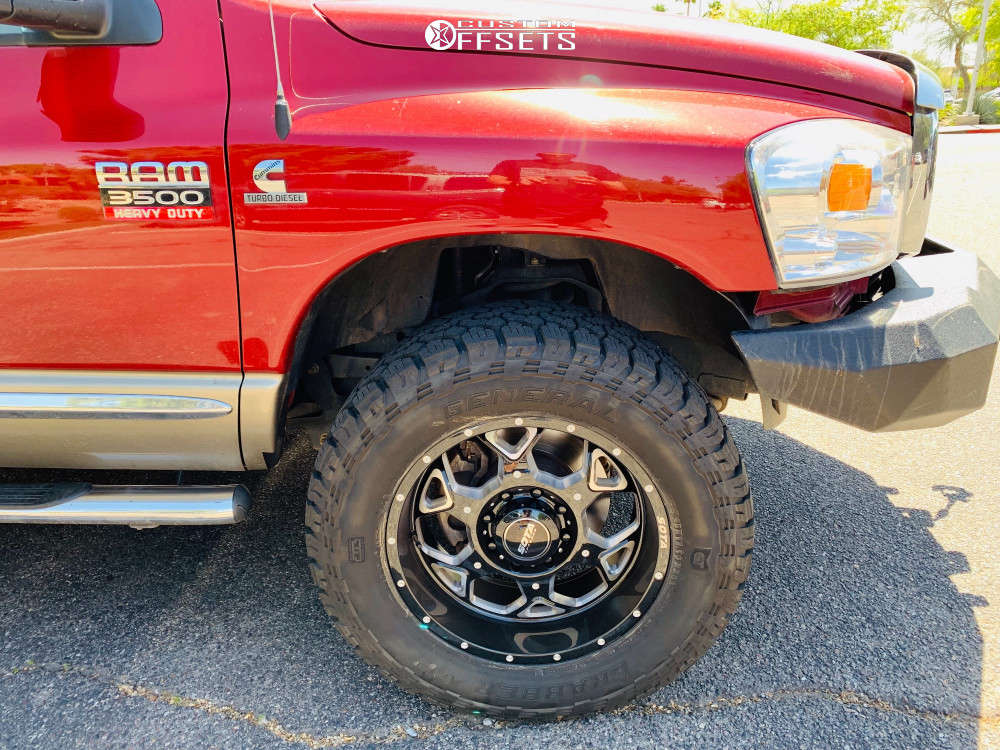 2009 Dodge Ram 3500 with 20x9 0 Sota Skul and 35/12.5R20 General ...