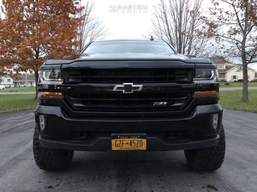2016 Chevrolet Silverado 1500 with 20x10 -25 Dropstars 654BM and 305 ...