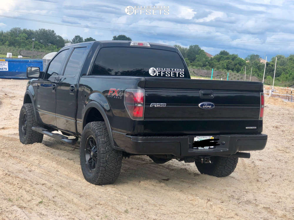 2012 Ford F-150 with 18x9 -12 Mayhem Rampage and 325/60R18 Nitto Ridge ...