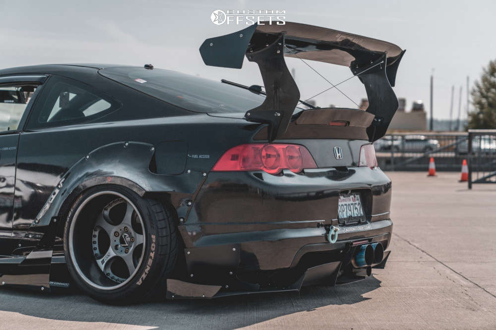 2004 Acura RSX with 18x9.5 -32 SSR Gartmaier and 235/40R18 Bridgestone ...