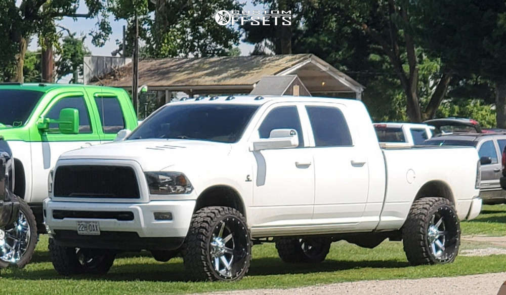 2012 Ram 2500 with 24x12 -44 Fuel Maverick D260 and 35/12.5R24 ...
