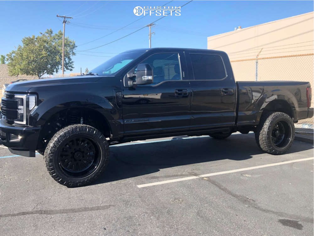 2017 Ford F-250 Super Duty with 22x12 -40 American Force Atom Ss and ...
