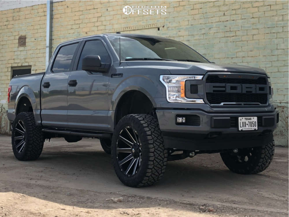 2019 Ford F-150 with 22x10 -18 Fuel Contra and 35/12.5R22 Nitto Ridge ...