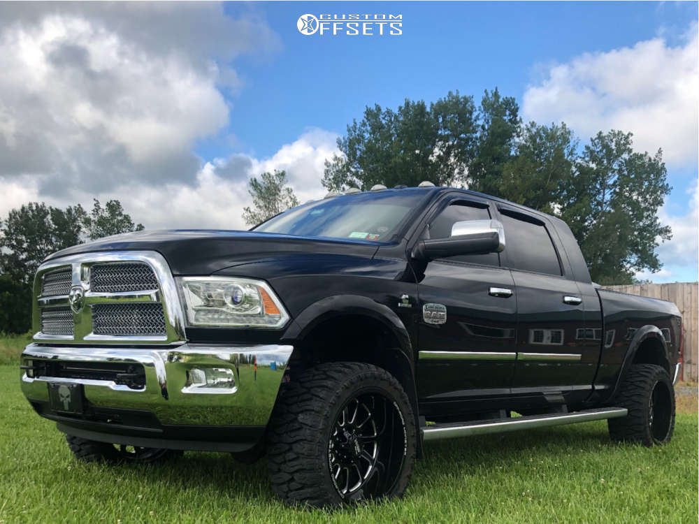 2013 Ram 2500 with 22x12 -44 Monster Offroad M17 and 355/40R22 Atturo ...