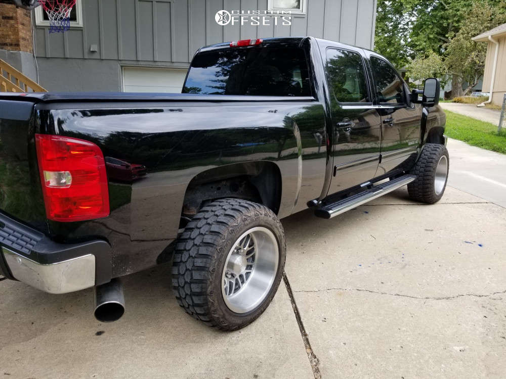 2011 Chevrolet Silverado 2500 HD with 20x12 -51 Weld XT Forged Konflict ...