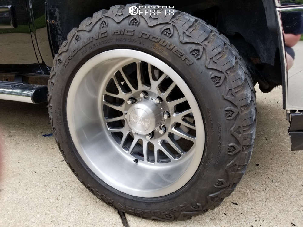 2011 Chevrolet Silverado 2500 HD with 20x12 -51 Weld XT Forged Konflict ...
