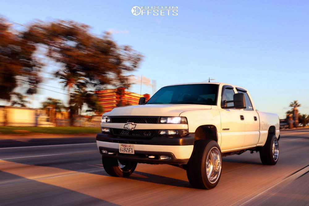 2002 Chevrolet Silverado 2500 HD with 22x12 -40 American Force Evo Ss8 ...