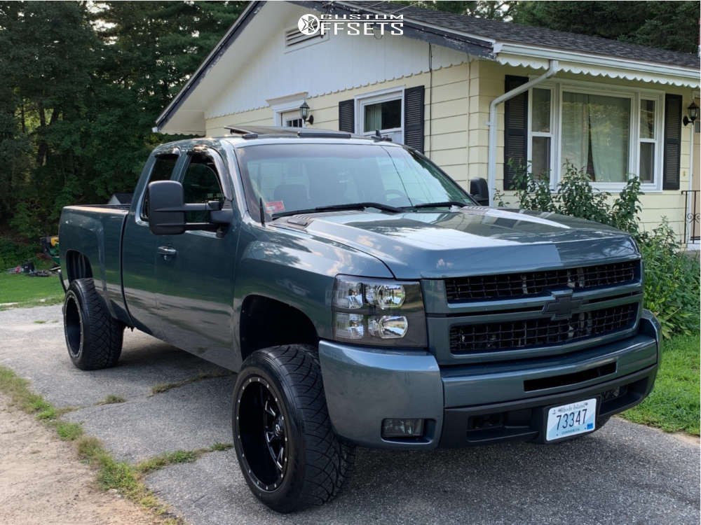 2009 Chevrolet Silverado 2500 HD Wheel Offset Super Aggressive 3"-5 ...
