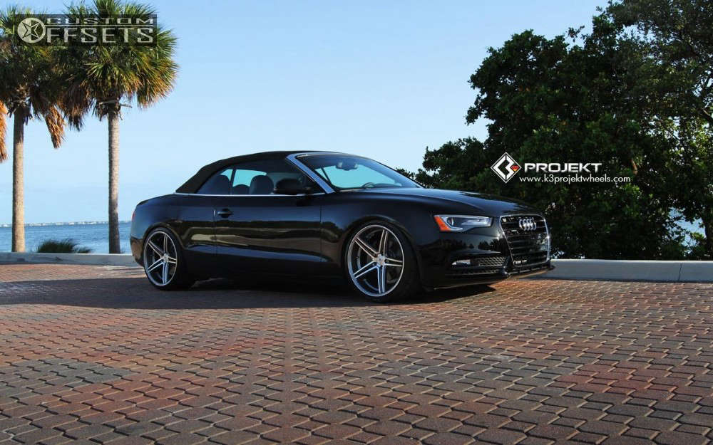 2013 Audi RS5 with 20x10.5 30 K3 Projekt F2 and 275/30R20 Nitto N/A and ...