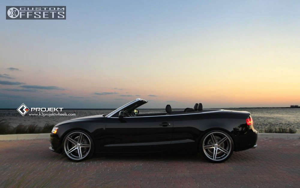 2013 Audi RS5 with 20x10.5 30 K3 Projekt F2 and 275/30R20 Nitto N/A and ...