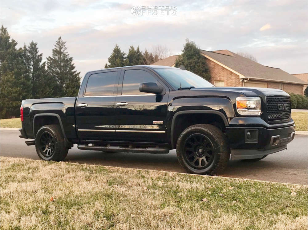2015 GMC Sierra 1500 with 20x10 -18 Fuel Vector and 265/50R20 Nitto ...